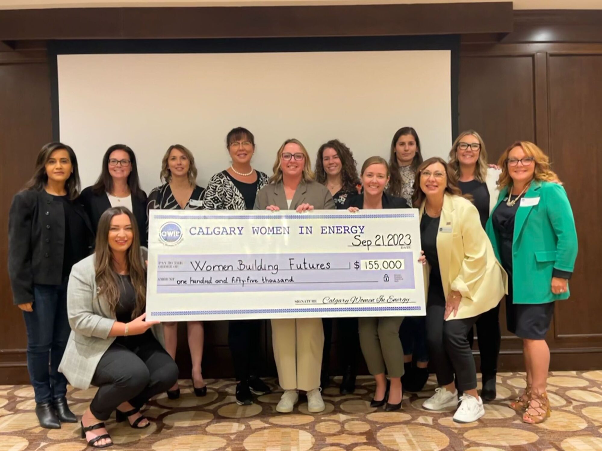 Calgary Women in Energy Raises $155,000 for Women Building Futures - Women Building Futures
